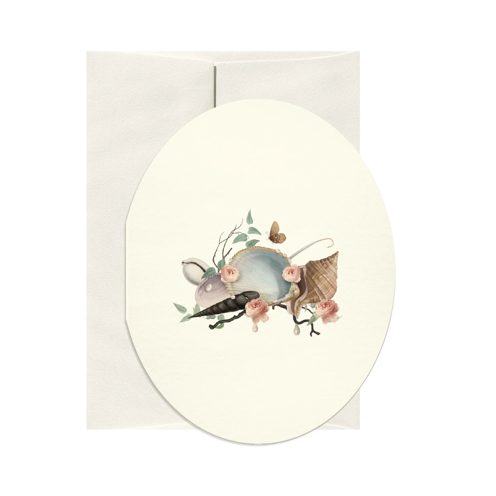 Pearls and Shells Greeting Card – fig. a